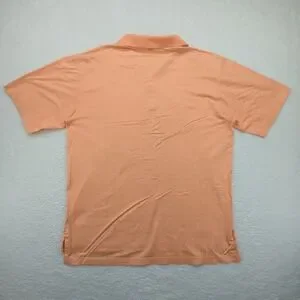 Peter Millar | Shirts | Peter Millar Shirt Mens Large Peach Orange Grid ...